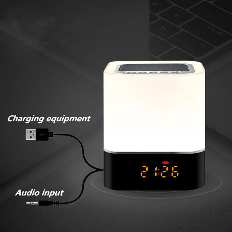 Buy LED Multifunction Colorful Pat Light Night Light with Alarm Clock ...