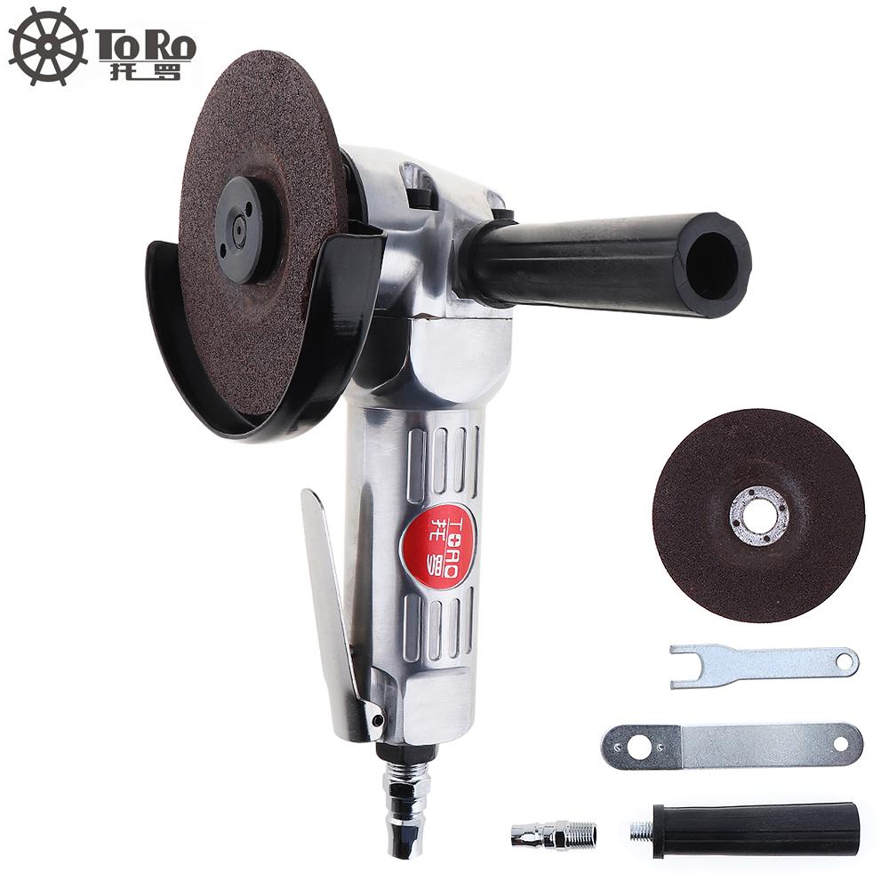 6040 4 Inch High-speed Pneumatic Angle Grinder with Disc Polished Piece ...