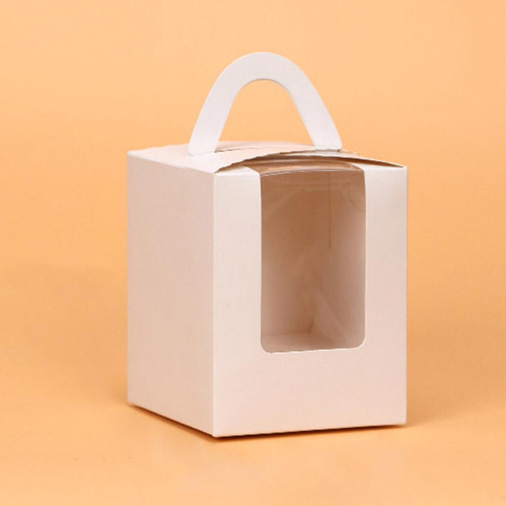 Buy Cake Box Clear Window Container with Handle Party Gift at ...