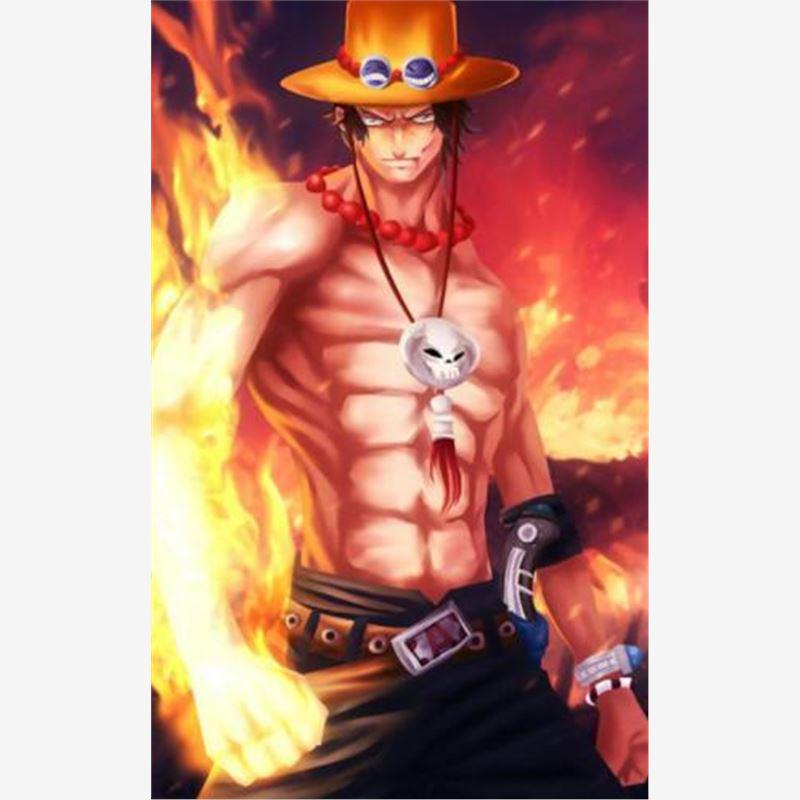 Buy Full Square/Round Diamond Paintingroad Luffy's Muscles 5D DIY ...