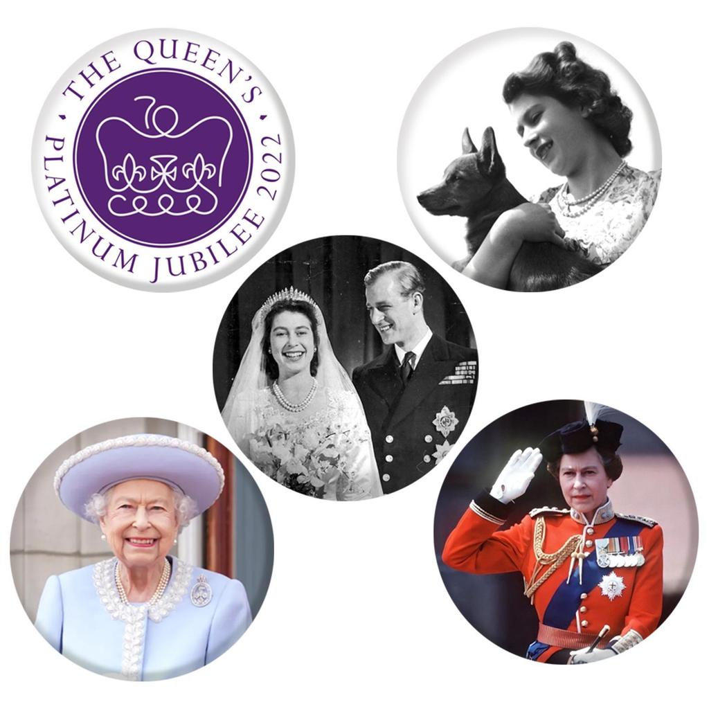 Buy Wedding Bouquet Photo Charm | Elizabeth Queen II Memorial Badge ...