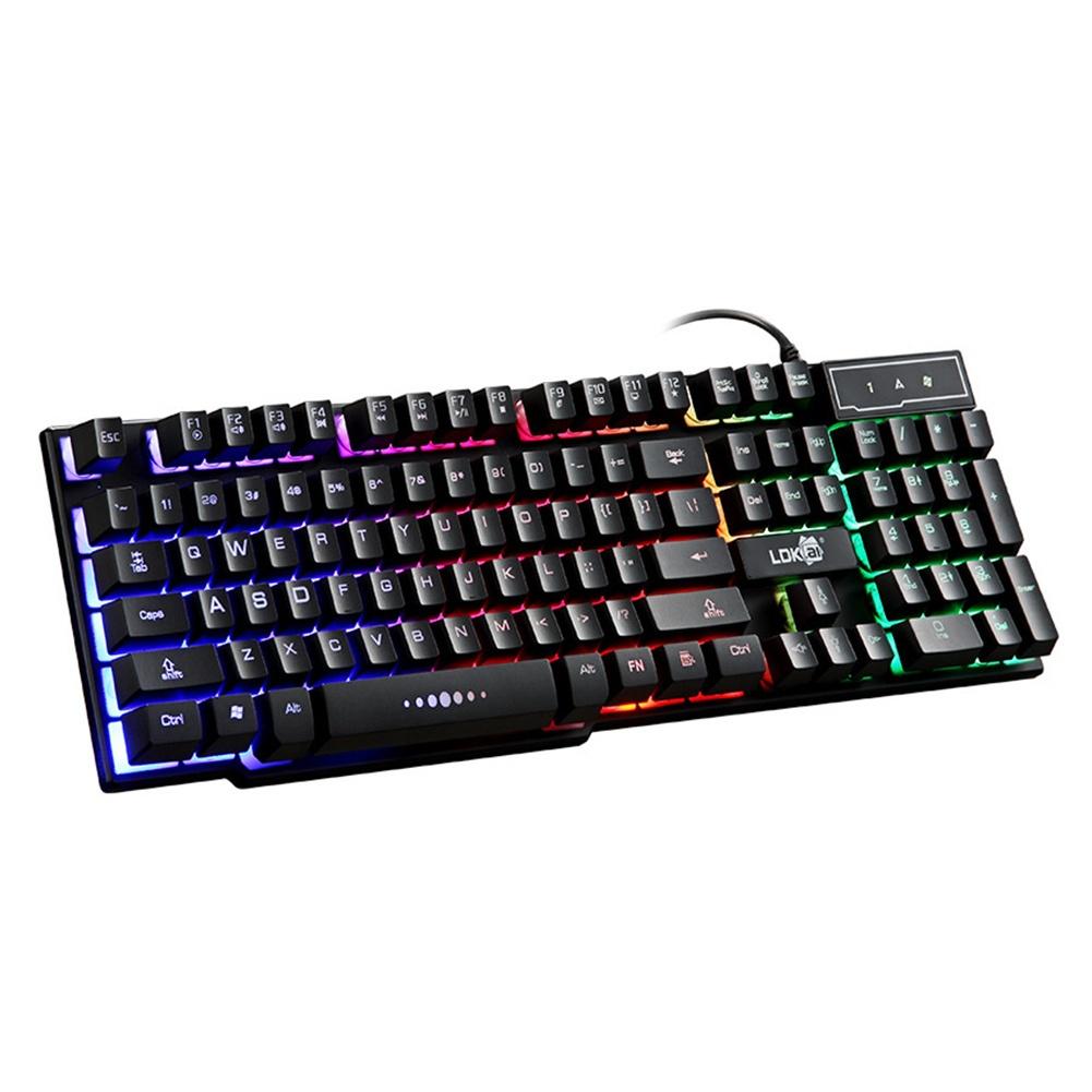 Buy R260 Gaming Keyboard 104 Keys Mechanical Wired Usb Keyboards With ...