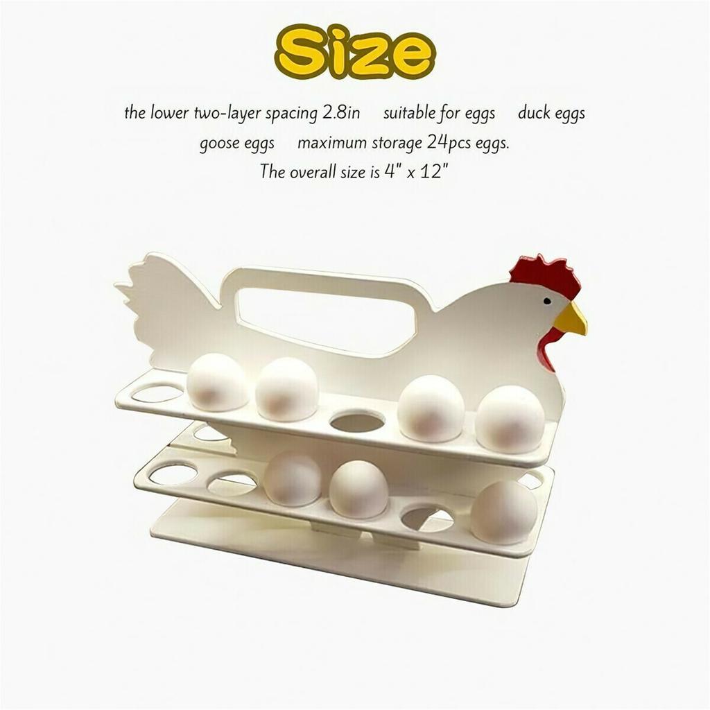 Купити Eggs Storage Rack Portable Countertop Eggs Rack Kitchen Creative ...