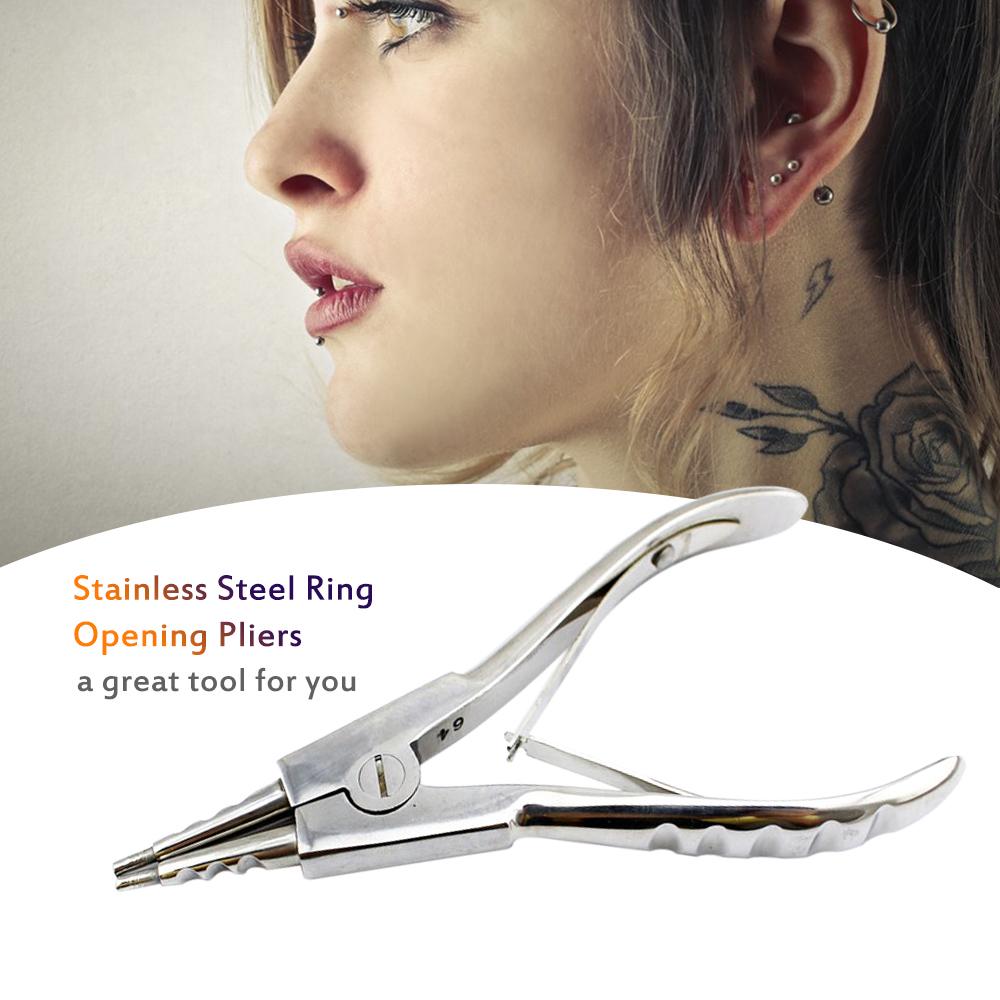 Kjøp Stainless Steel Ring Opening Pliers Body Jewelry Piercing Tool | Joom