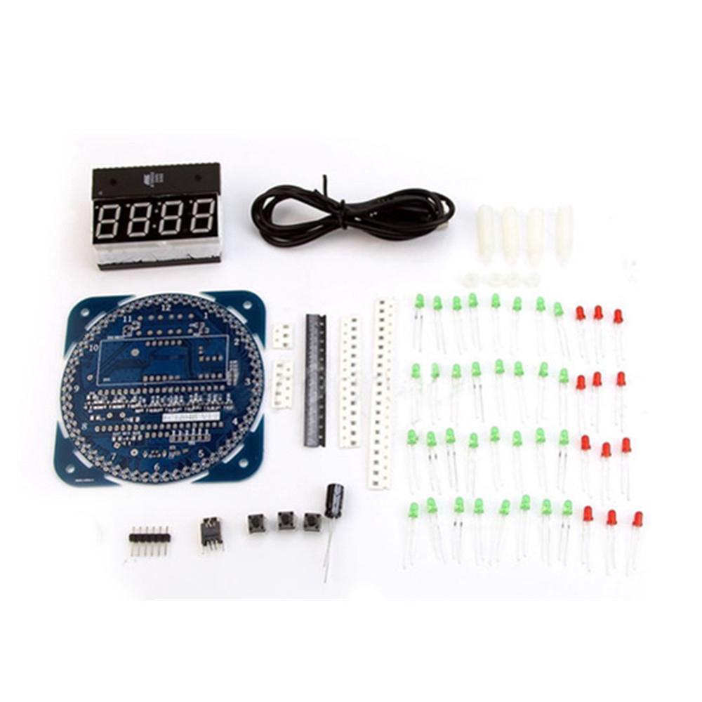 DIY DS1302 Rotating LED Electronic Digital Clock Kit 51 SCM Learning ...