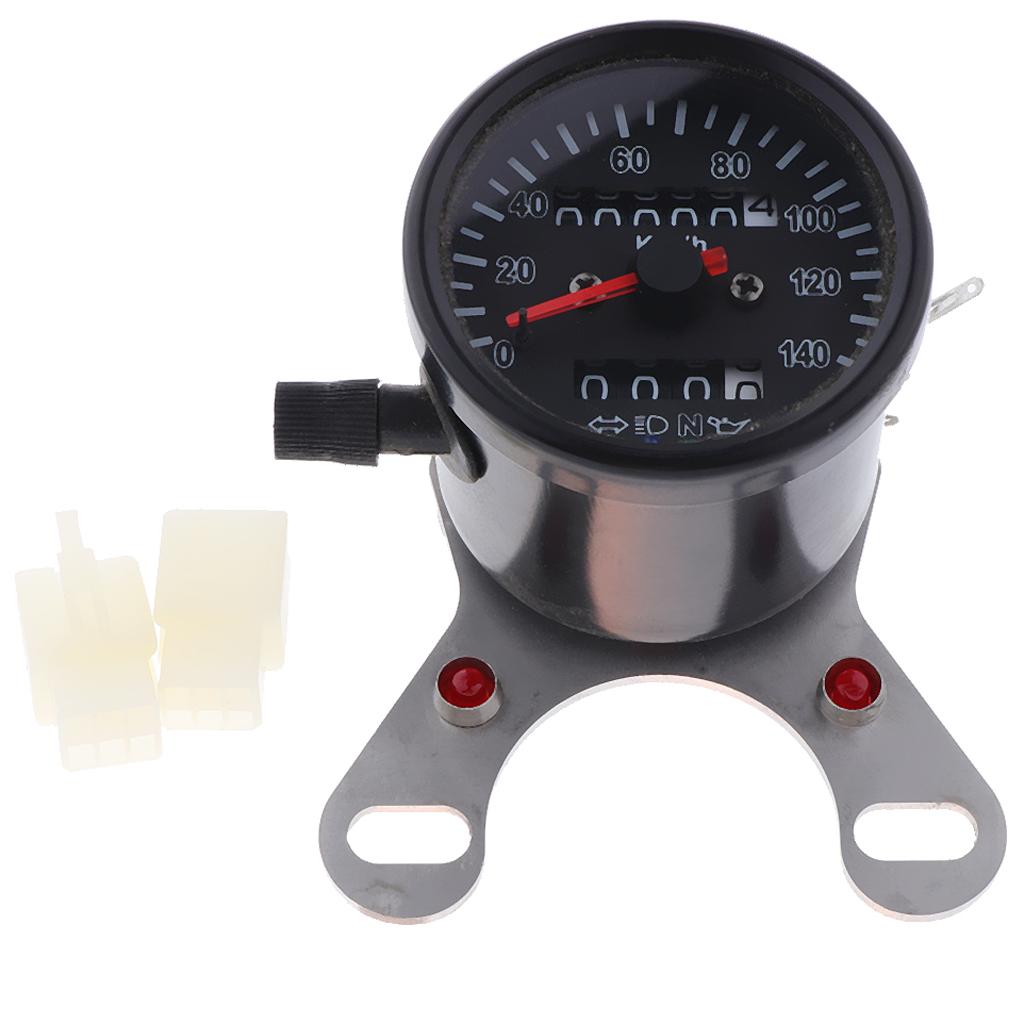 Buy Motorcycle Odometer Speedometer Gauge High Beam Turning LED for ...