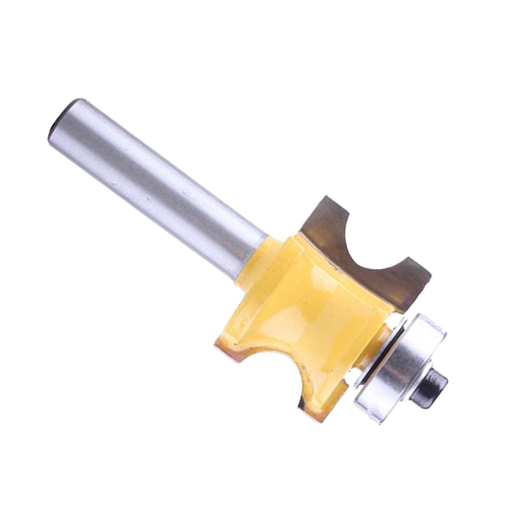 Buy 8mm Shank Bullnose Router Bit C3 Carbide Tipped Woodworking Cutter ...