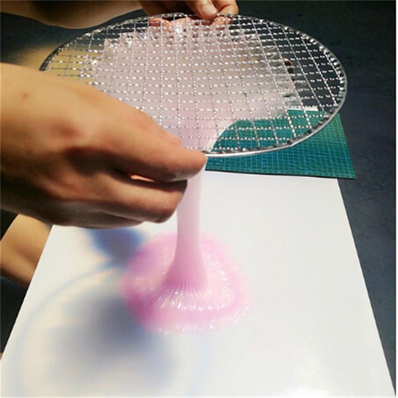 Buy Diy Metal Keyboard Net Tool For Kids Fluffy Slime Form Crystal Soil ...