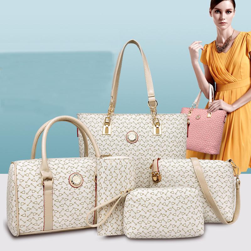 5pcs Ladies PU Handbags Shoulder Messenger Bags Small Packets ...