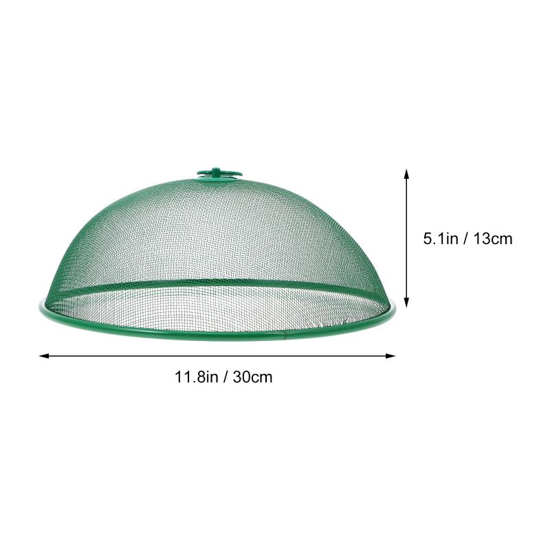 Buy IDH Round Metal Mesh Food Cover Tents Reusable Food Protector Net ...