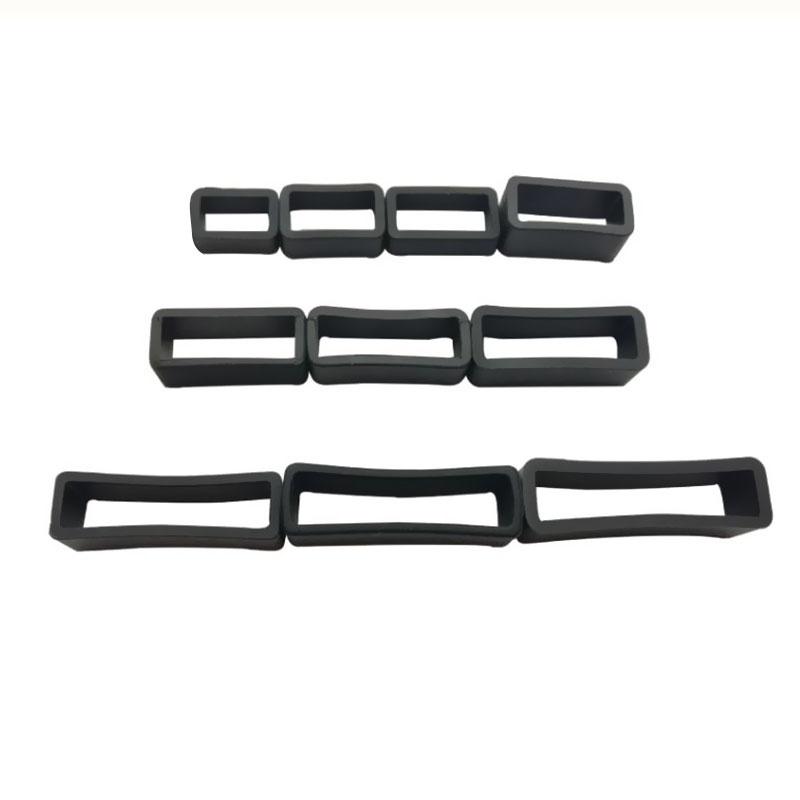 Buy 14mm~30mm Silicone Rubber Watch Band Loop Strap Small Holder Locker ...