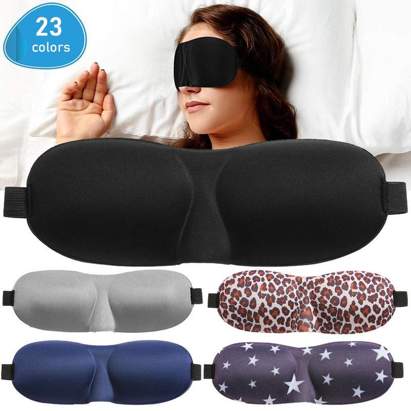 Buy 1pcs 3D Sleep Mask Natural Sleeping Eye Mask Portable Soft Eyeshade ...