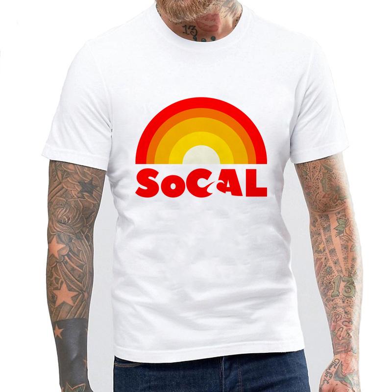 Buy Men White Top Socal T Shirt at affordable prices — free shipping ...