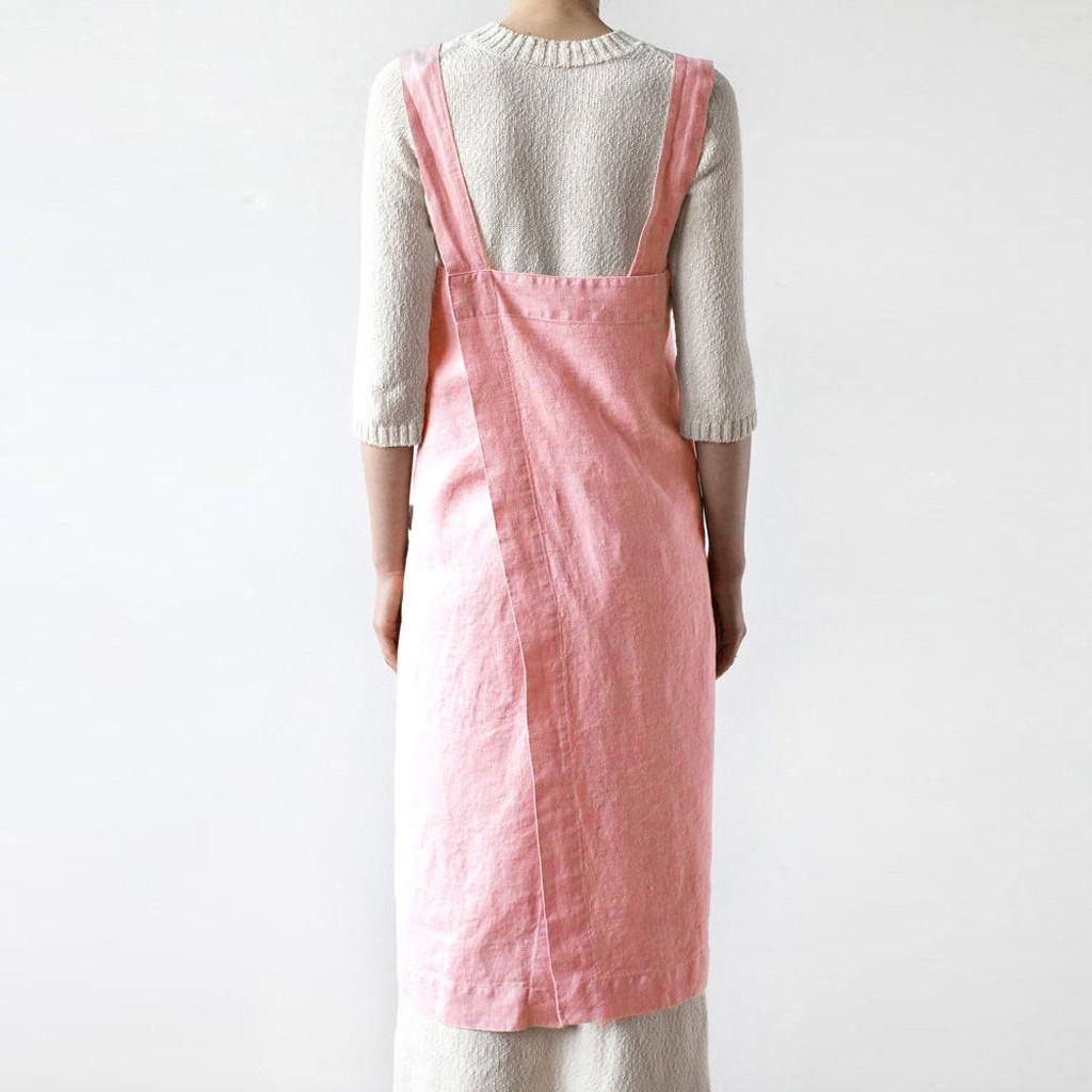 Buy [MTL] Women Cotton Linen Pinafore Square Cross Apron Garden Work ...
