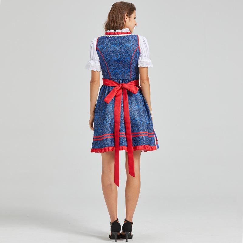 Buy Ladies Dirndl Oktoberfest German Bavarian Beer Girl Fancy Dress ...