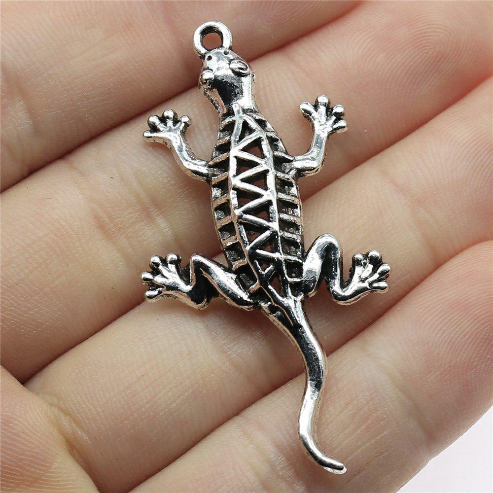 Buy 4 Pieces Charm Metal Pendant Charms Gecko Lizard 50x26mm Supplies ...