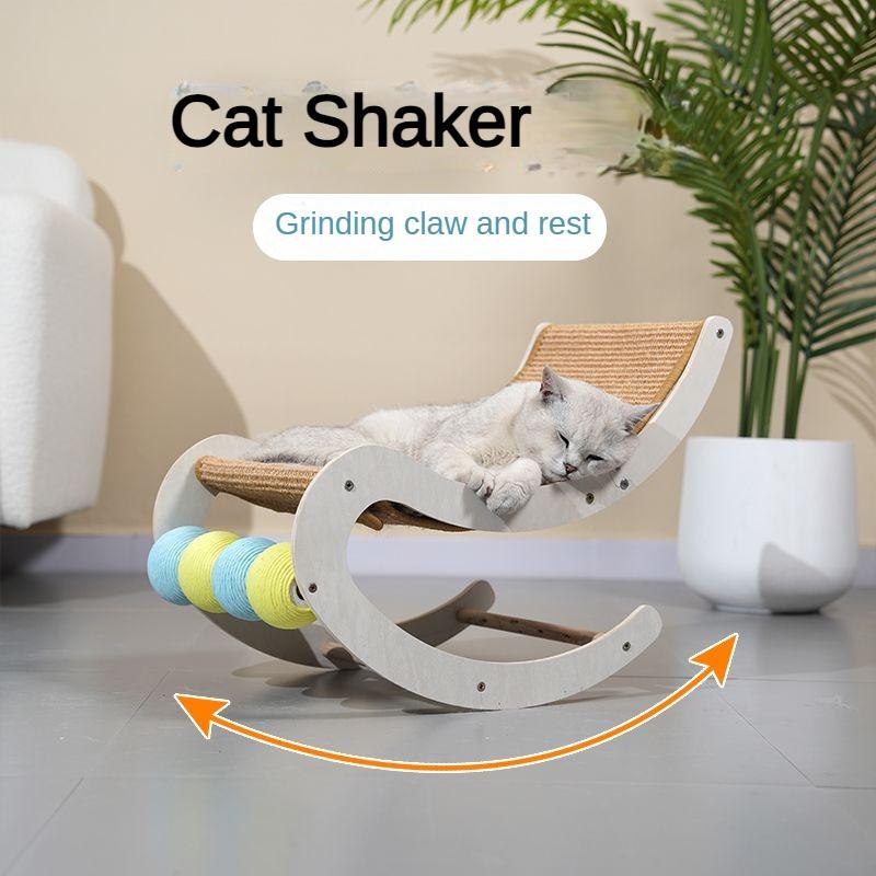 Cheap Cat Rocking Chair Summer Cat Litter Cat Scratch Board Sisal ...