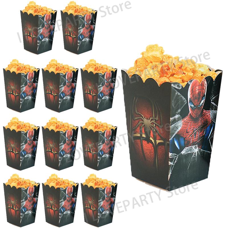 6pcs/Lot Birthday Party Decorations Birthday Girl Popcorn Boxes ...