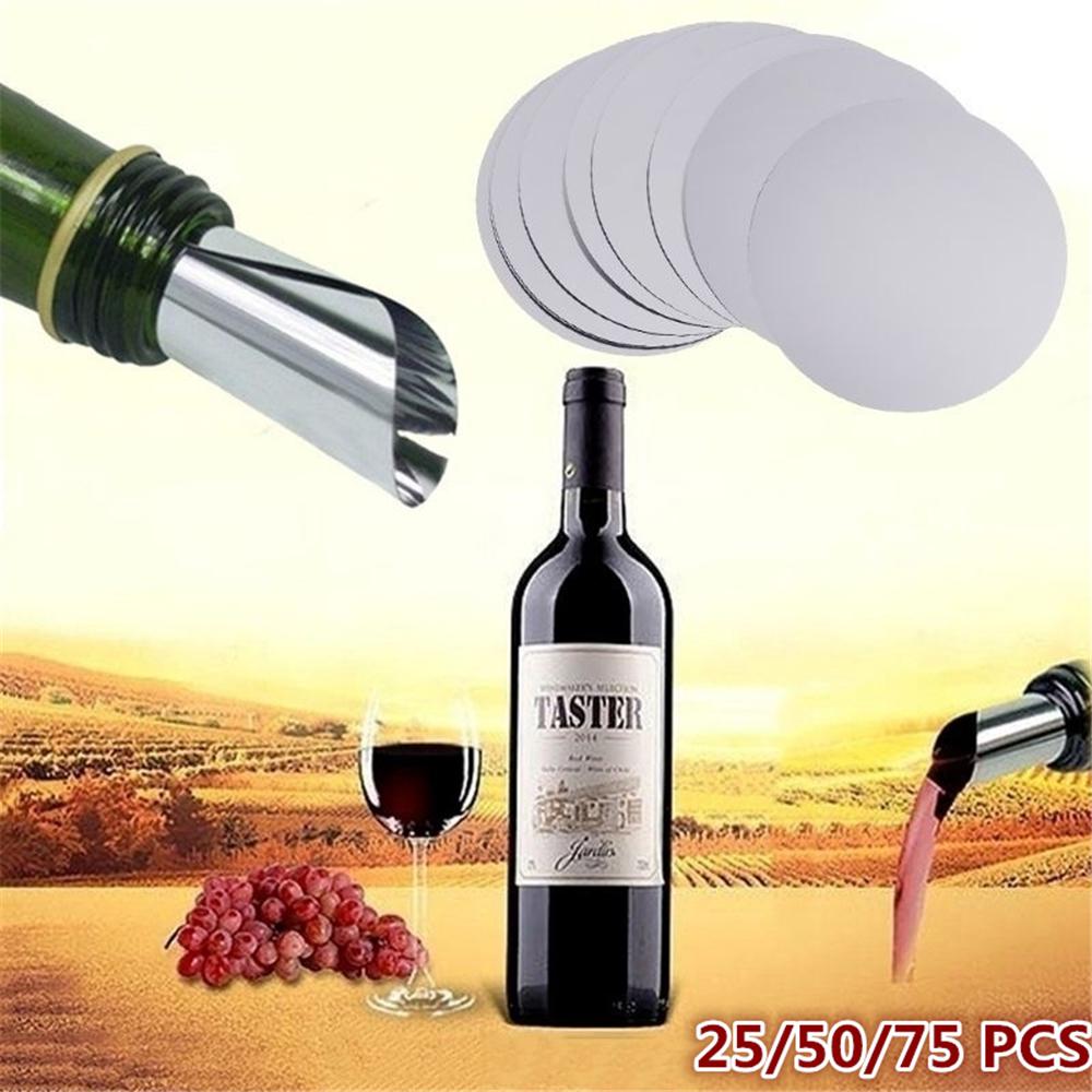 Buy High Quality 50pcs Silver Wine Pourer Drop Stop Pouring Disk Pour ...