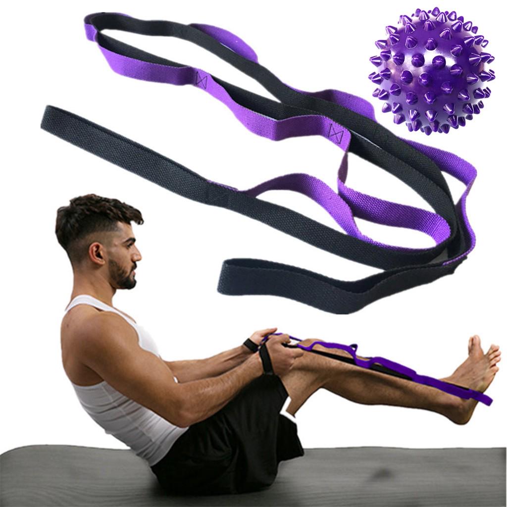 Buy Flexible Loops Pilates Workouts 2M Yoga Stretch Out Yoga Strap With ...