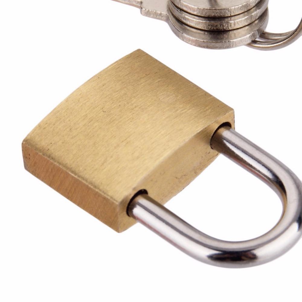 Buy 6PCS 20MM Small Metal Padlock Mini Brass Tiny Lock Travel Luggage ...