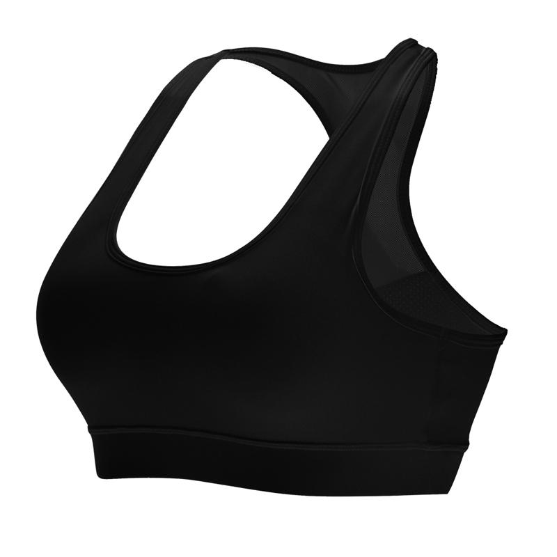 Buy Women Workout Bra Mid Impact Active Sports Bra Wireless Mesh ...