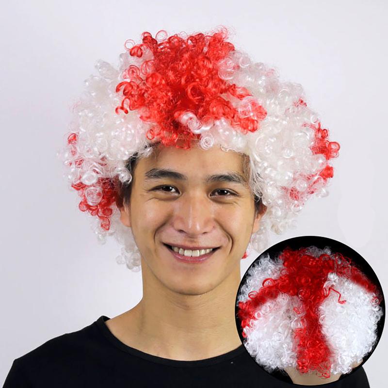 Buy World Cup Flag Wig Blast Headgear Carnival Festival Dress Up Props ...