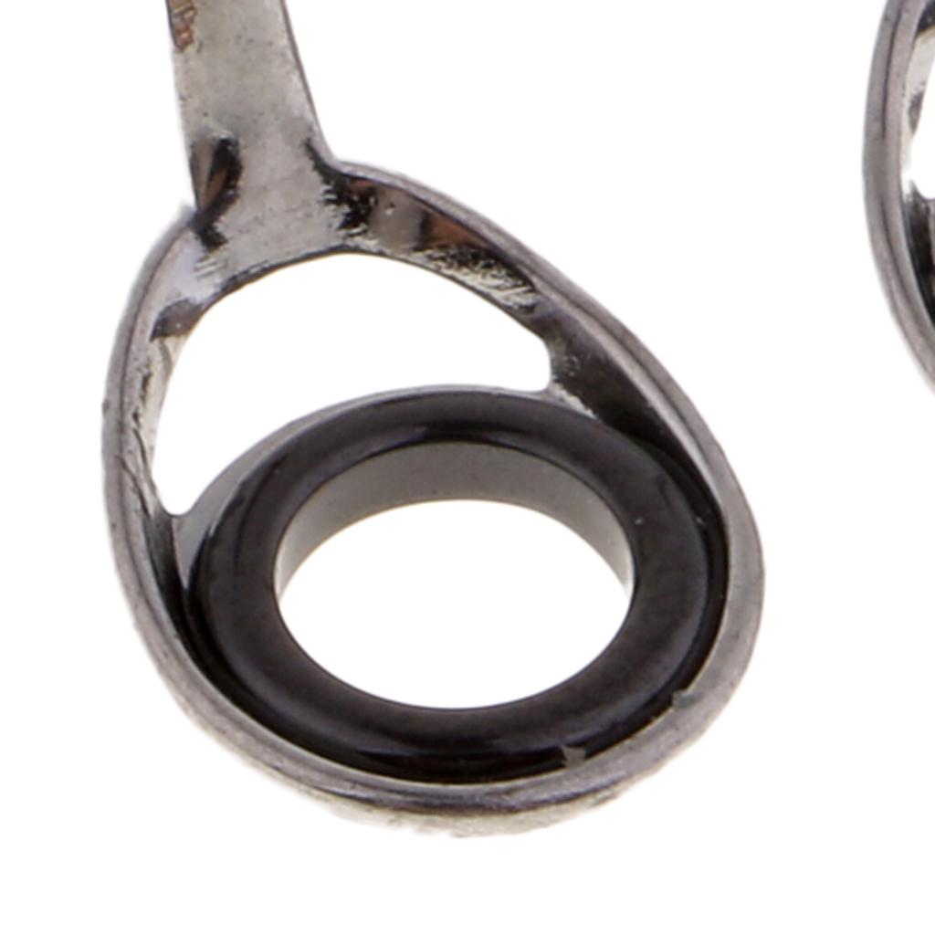 5pcs Fishing Rod Eyes SIC Ring Spinning Guides Line Rings 4mm uygun ...