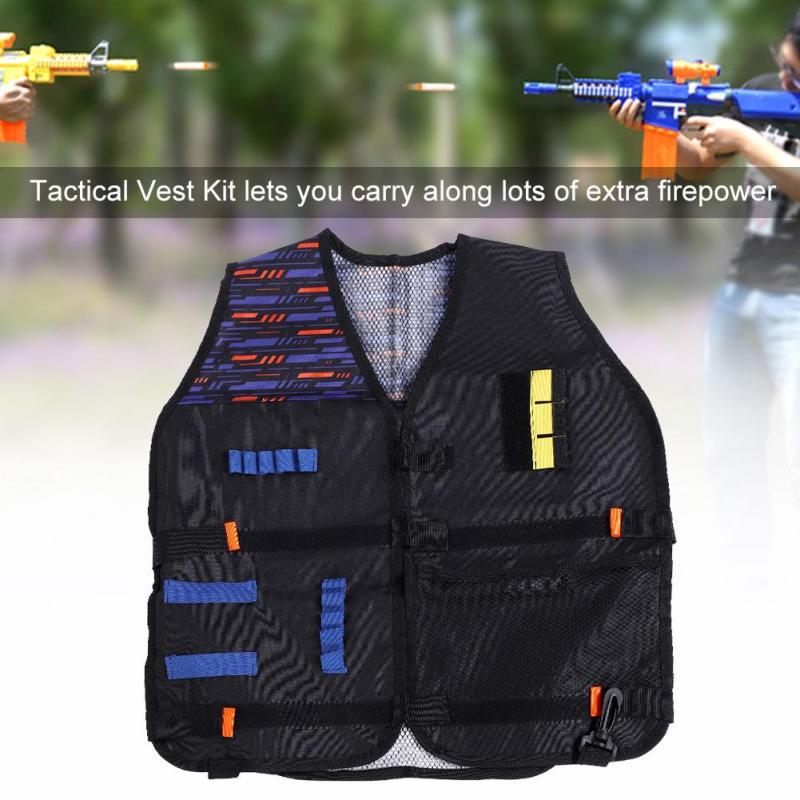 Tactics Vest Kids Children Toy Gun Clip Jacket Bullet Ammunition Holder ...