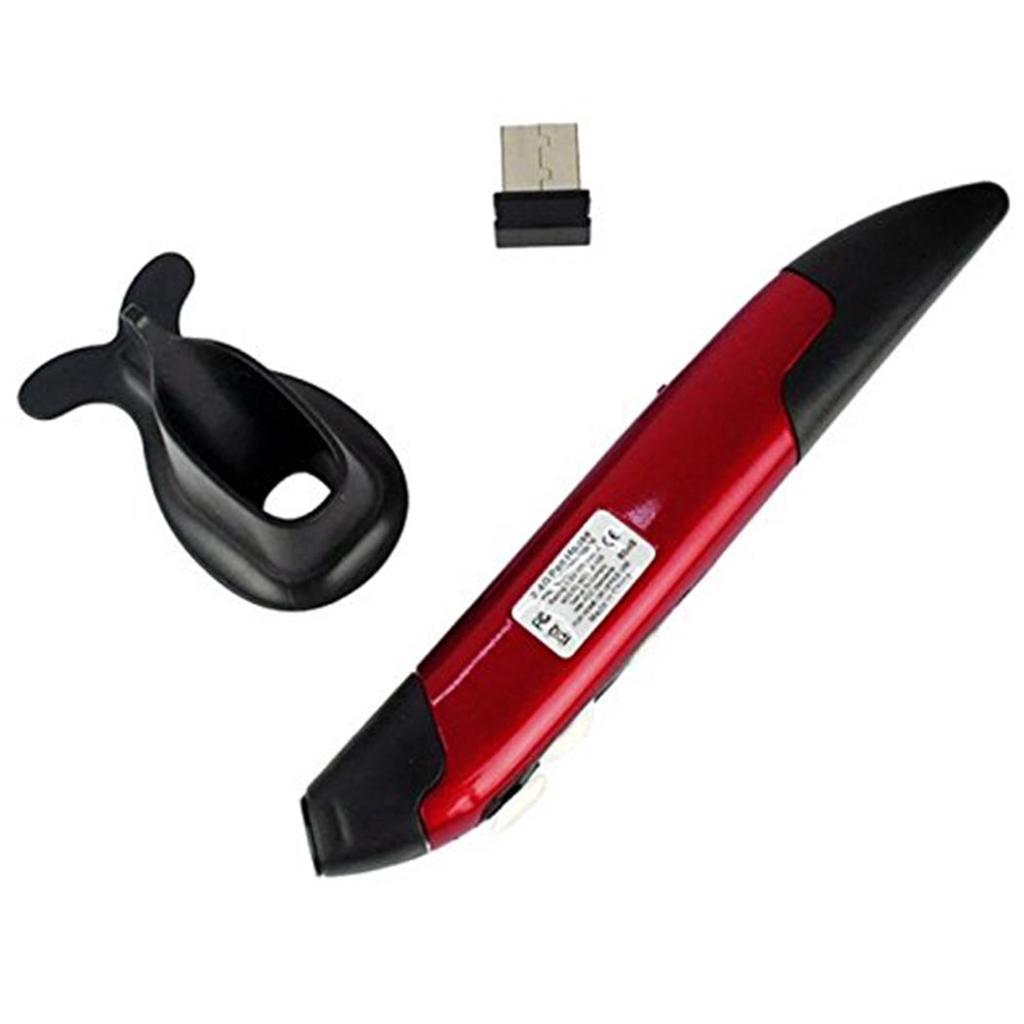 Buy 2.4G Wireless Mouse Pen Personality Creative Vertical Pen Mouse ...