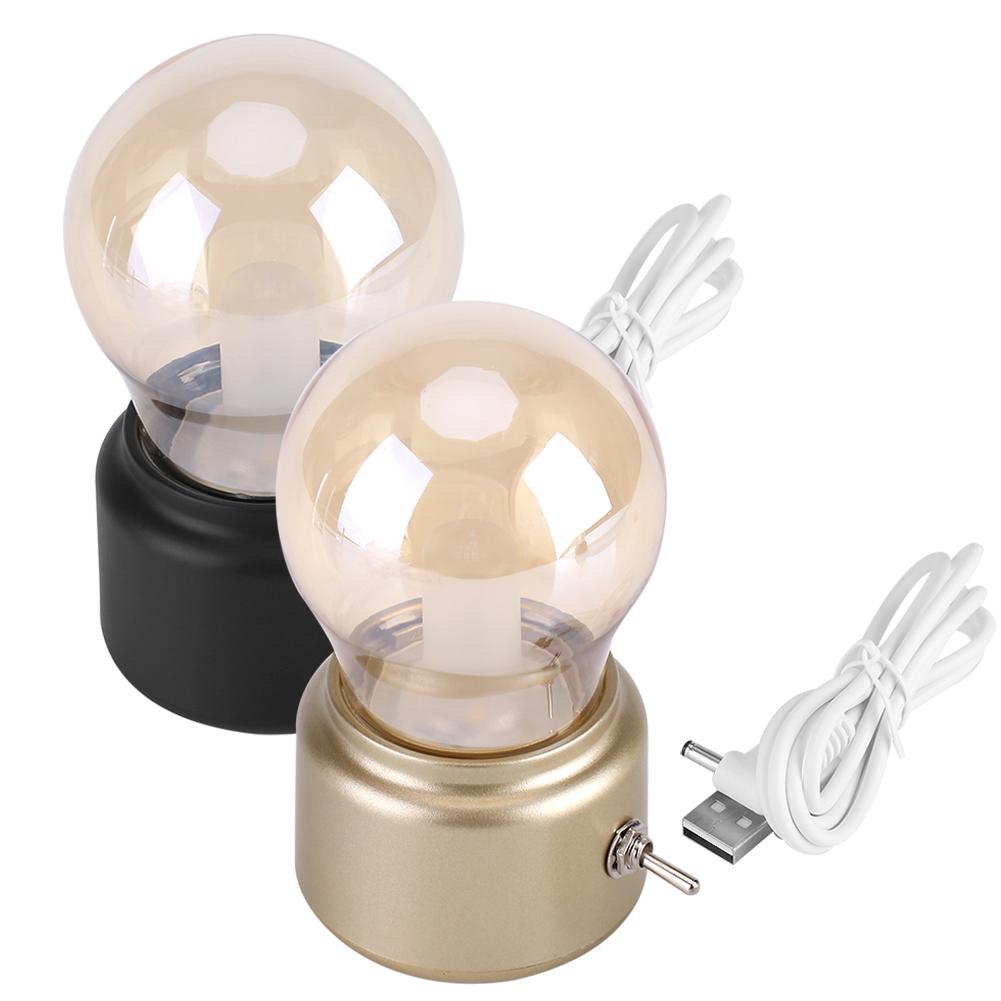 Retro Night Light Durable Bulb Lamp Office for Home Hotel Cafe uygun ...