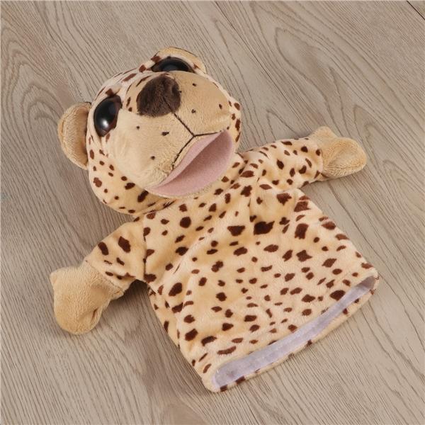 Buy Adorable Plush Hand Puppet Leopard Zoo Friends Animals Educational ...