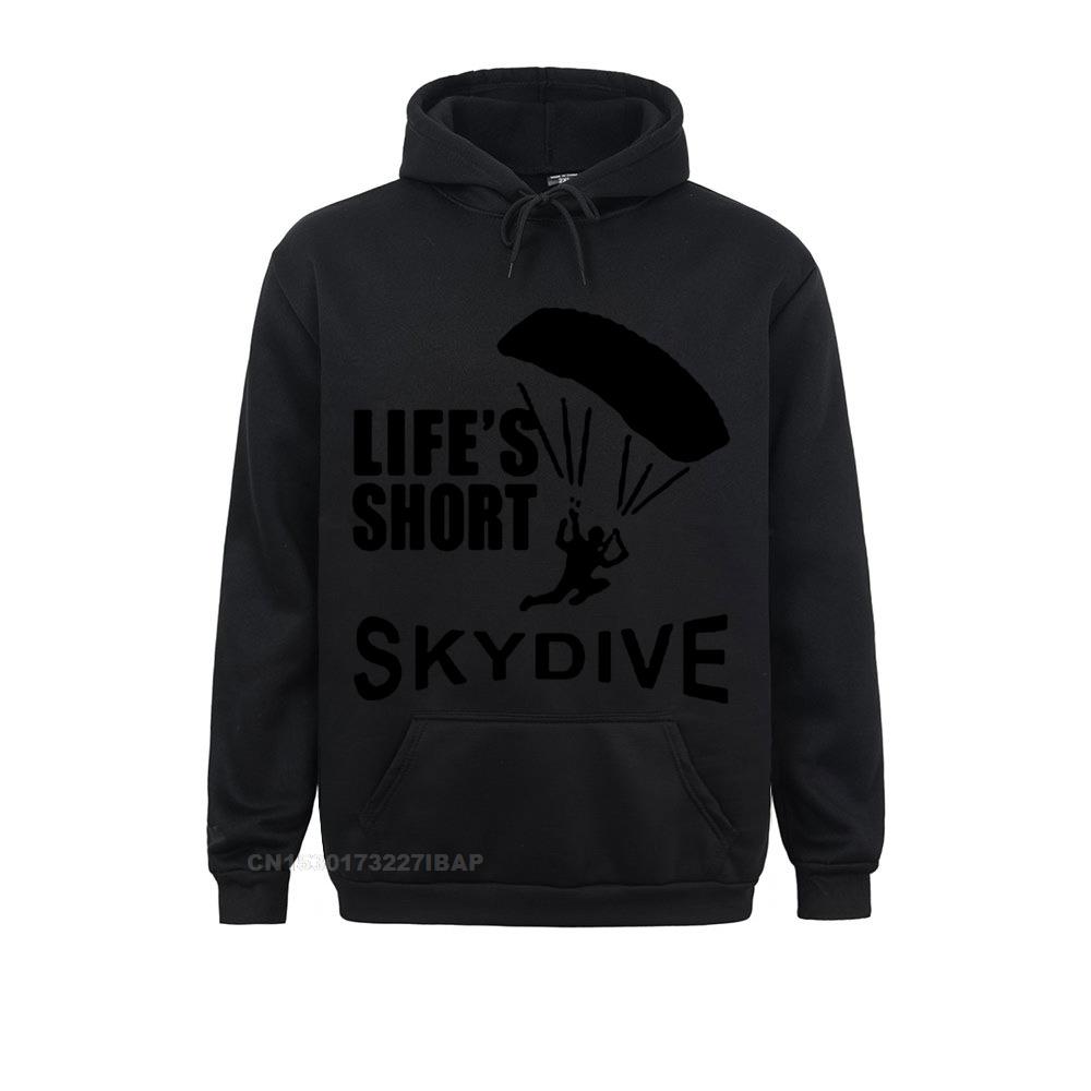 Satın alın Lifes Short Skydive Skydiving Parachute Skydiver Harajuku Hoodies Unisexs Top Cotton ...