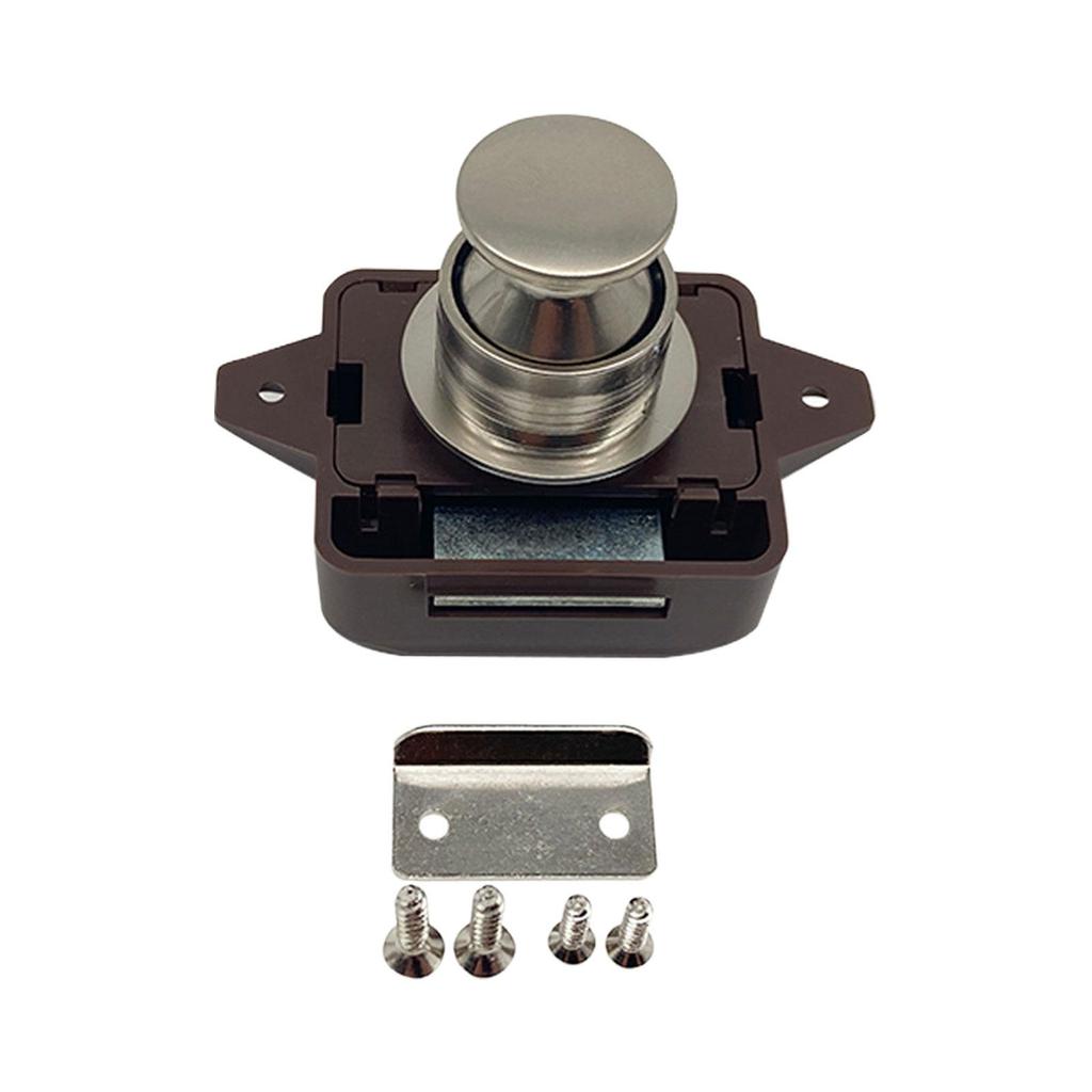 Cheap Push Button Catch Lock Cupboard Door Motorhome Cabinet Caravan ...