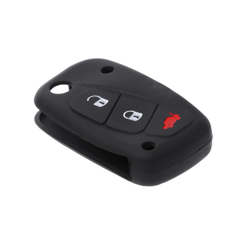 Buy Fob Case Silicone 3 Button Remote Flip Key for Fiat Punto Stilo ...