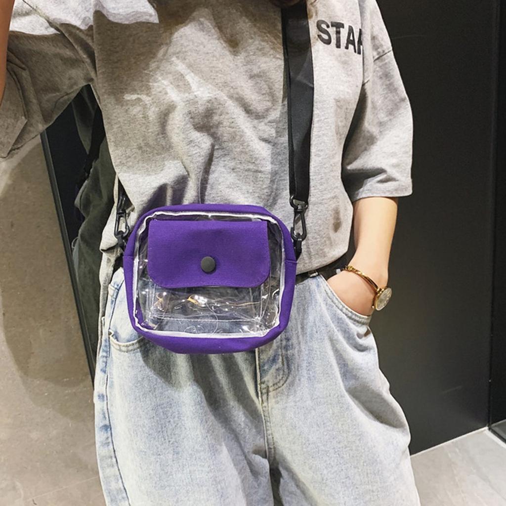 Buy NNEE Korean Version Canvas Square Bag Single Shoulder Slung Small ...