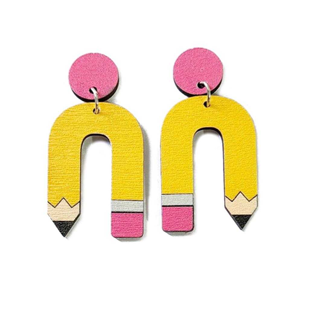 Satın alın for Creative Rainbow Pencil Ruler Heart Notepad Pendant ...