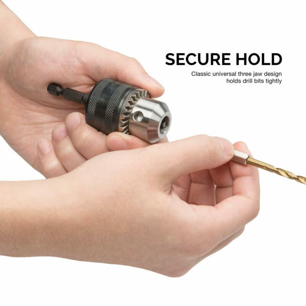 Buy 1 Set Drill Chuck Adapters Impact Driver Workshop Equipment Hand ...