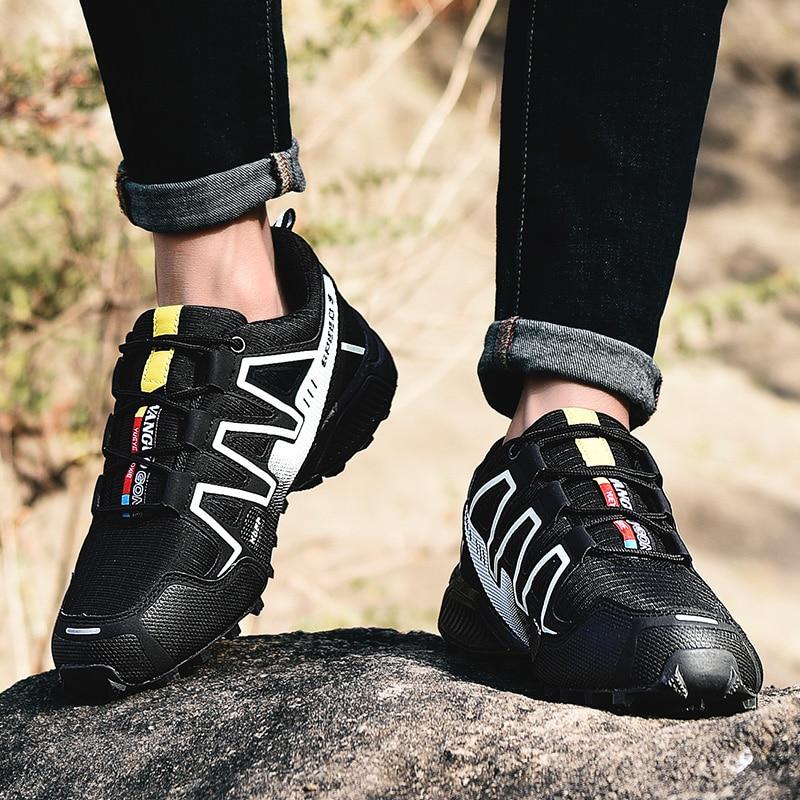 Buy Outdoor Men Lace Up Shoe Soft Shell Comfortable Lightweight Shoes ...