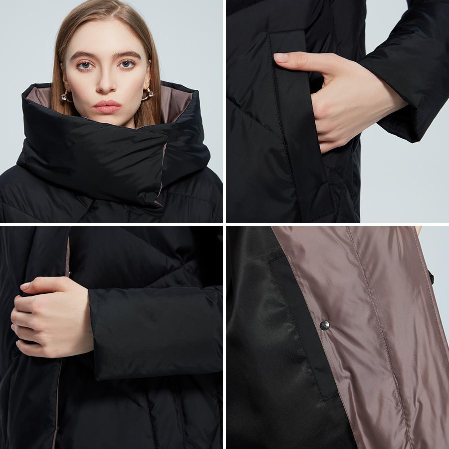 Buy MIEGOFCE 2022 New Collection Winter Jacket Women Long Stand Collar ...