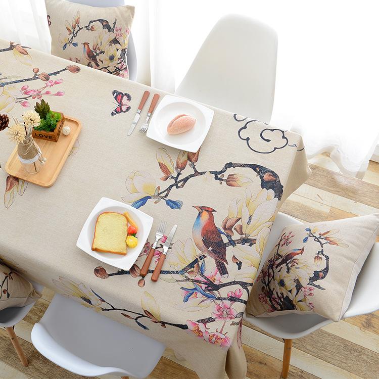 Cheap Sytlish Polyester Table Cloth Multiple Style Rectangle Table ...