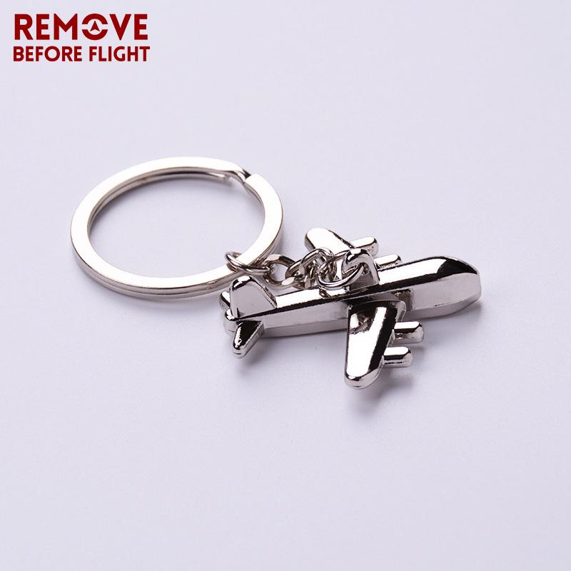 Buy Remove Before Flight Metal Key Chains Mens Key Ring Chain for ...
