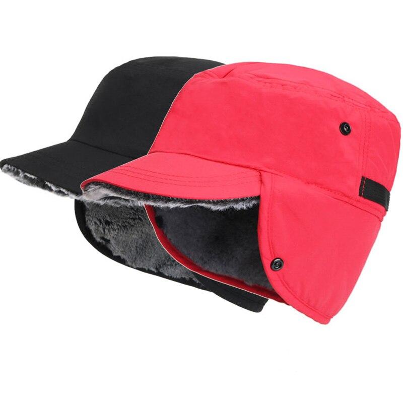 Buy Fashion Winter Hats Plush Inner Lining Men Women New Warm Caps With ...