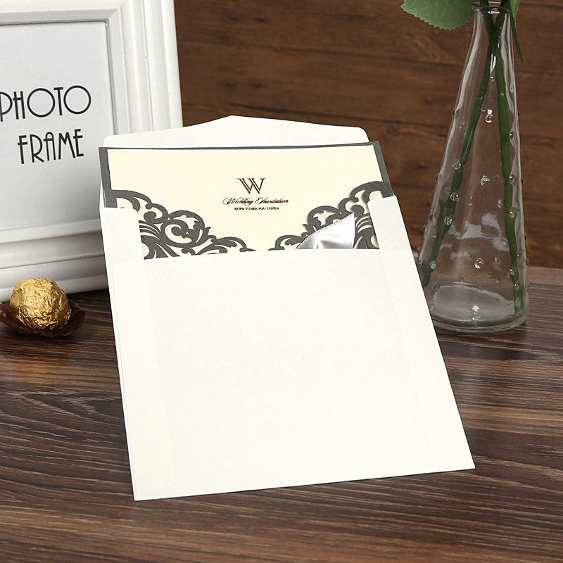 Cheap Bow 10Pcs/Set Delicate Carved Romantic Wedding Party Invitation ...