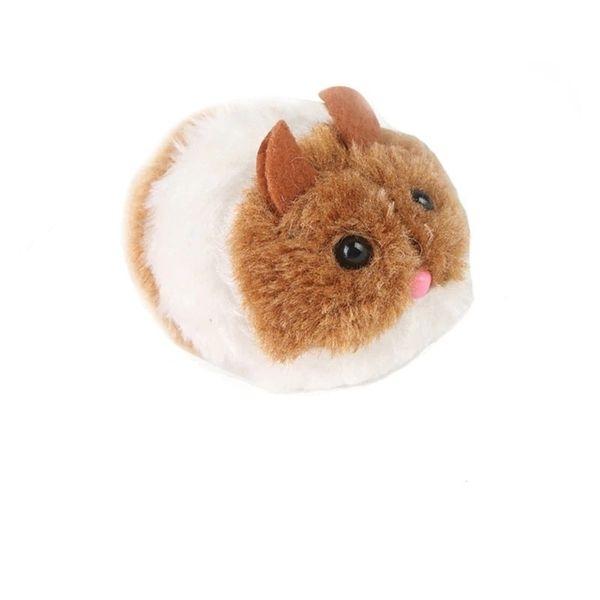 Buy Battery-free vibrating cat toy hamster brown at affordable prices ...