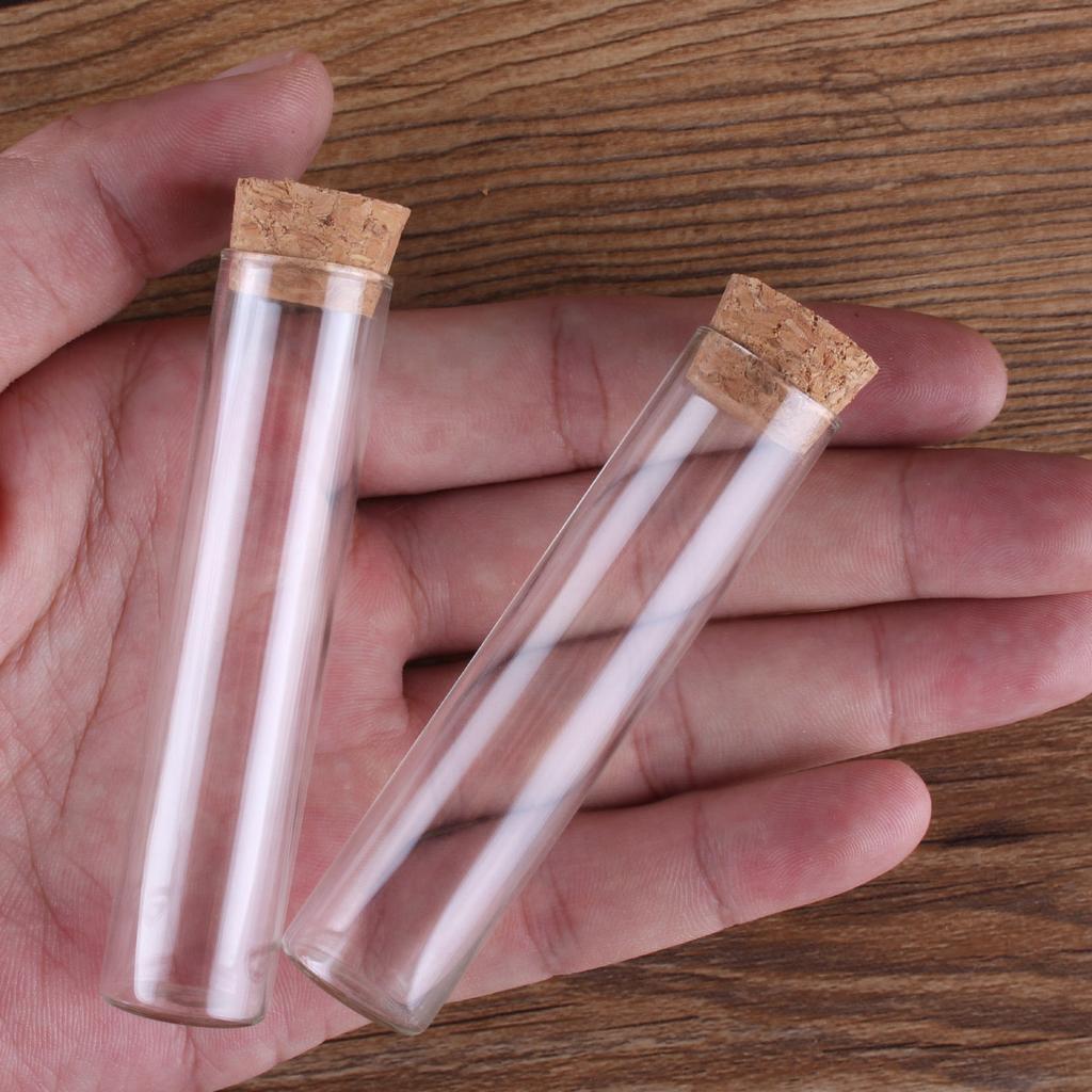 50 шт., 13 мл, 18*80 мм, стеклянные бутылки, пробирки с пробковой ...