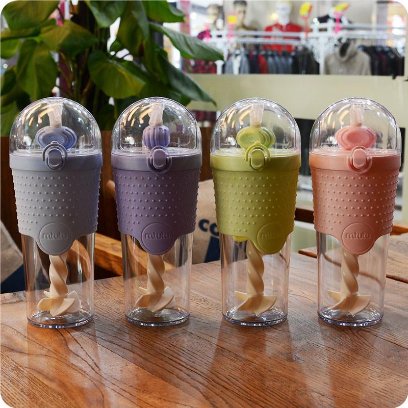 Buy Creative Fitness Cup Portable Single-layer Plastic Mixing Cup ...