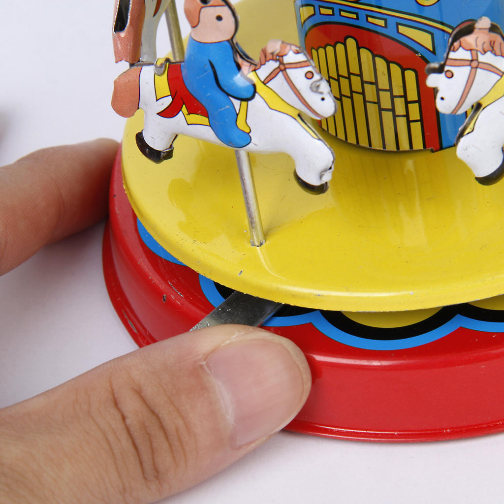 Buy Colorful Carousel Model Tin Toy Collectible Gift at affordable ...