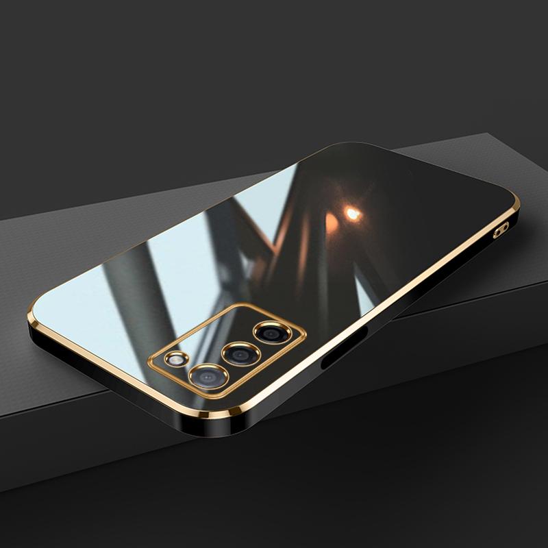 Cheap Luxury Plated Gold Glitter Glossy Cover For Samsung Galaxy S20 ...