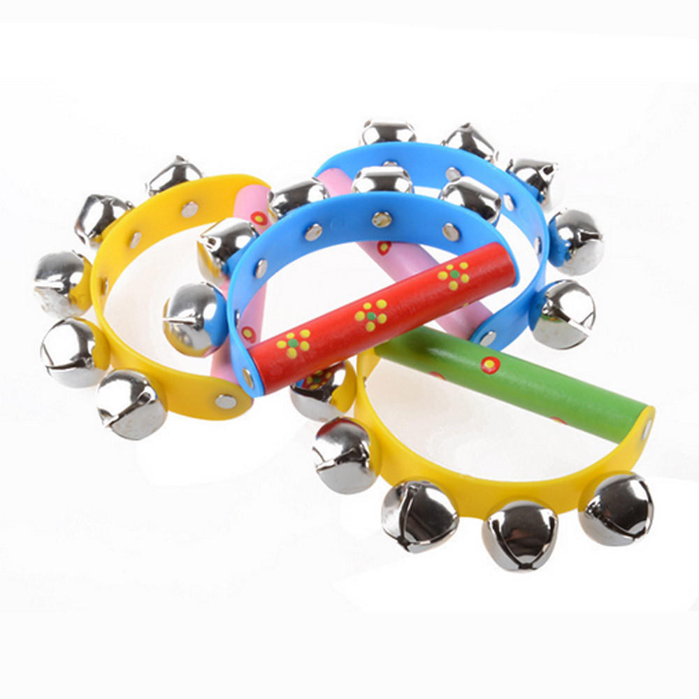 Creative Baby Bell Kids Handbell Toy Jingle Rattle Toys Infant Birthday ...